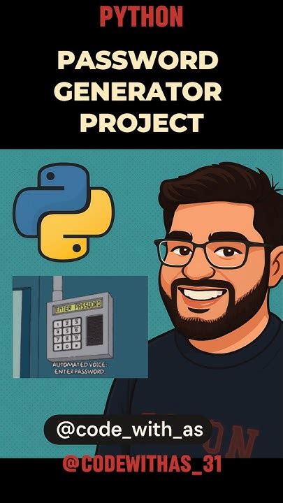 Password Generator Using Python Python Projects Codewithas31