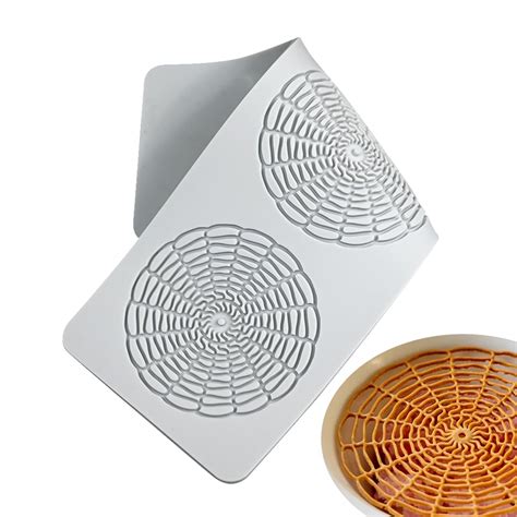 Tuke Tuile Molds Circular Grid Candy Mold Chocolate