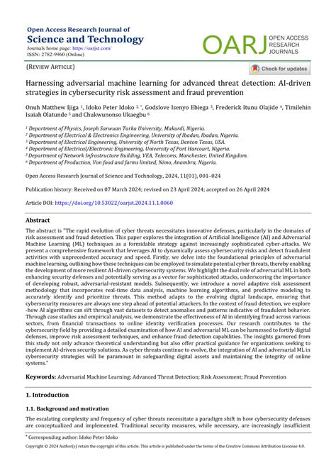 Pdf Harnessing Adversarial Machine Learning For Advanced Threat