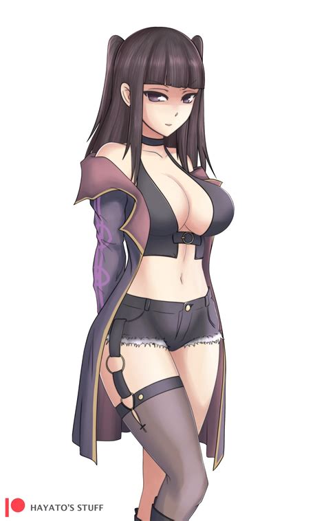 Rule 34 Black Hair Breasts Female Female Only Fire Emblem Fire Emblem Awakening Hayato Stuff