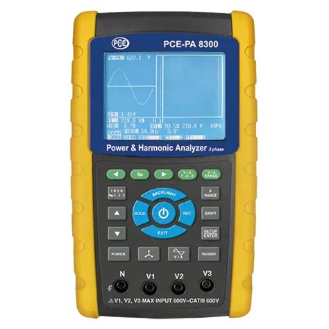 Three Phase Power Data Logger Pce Pa 8300 2 Pce Instruments
