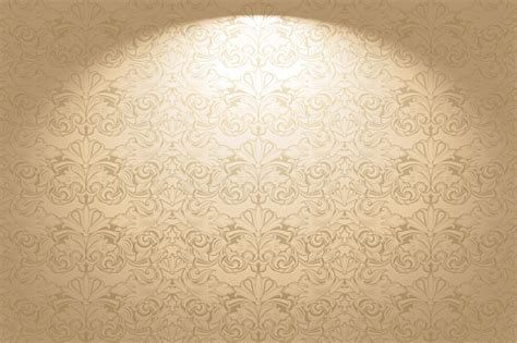 바로크 양식의 빈티지 고딕 양식의 수평 배경 로코코 스타일 무대 조명 고급스러운 로얄 골드 벽지 벡터 일러스트레이션 금색에 대한 스톡 벡터 아트 및 기타 이미지 Istock