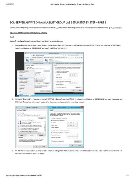 sql server always on availability group lab step by step3 pdf