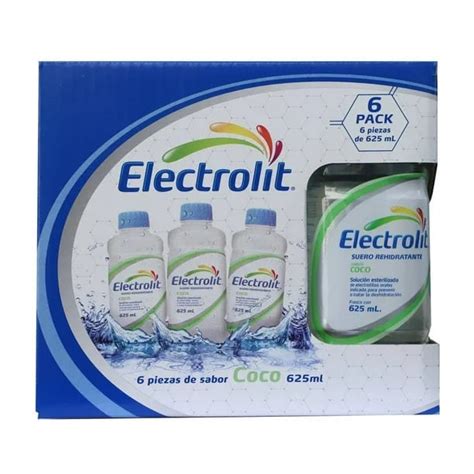 Electrolit Sabor Coco 6 Pzas Pack Saldos El Ahorro