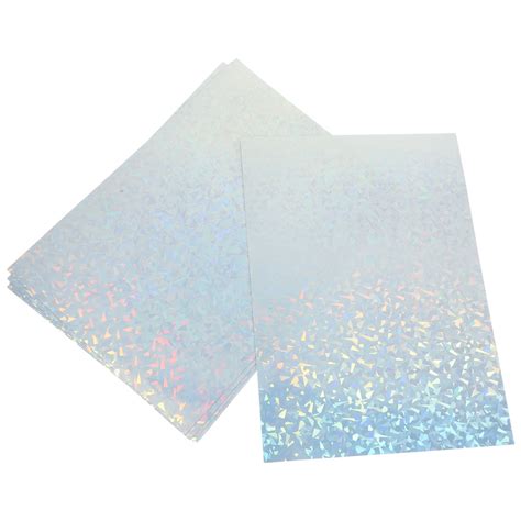 10 Sheets Shiny Printable Sheet Glitter Printable Paper For Printer