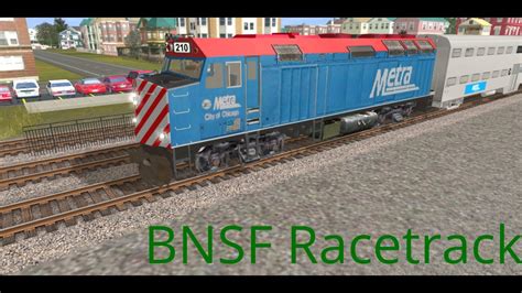 Bnsf Racetrack Trainz Youtube