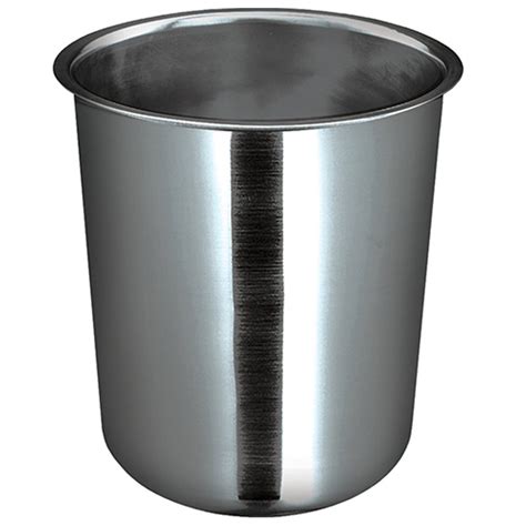 Inserto Redondo 2qts De Acero Para Baño María Winco Jopco Equipos Y