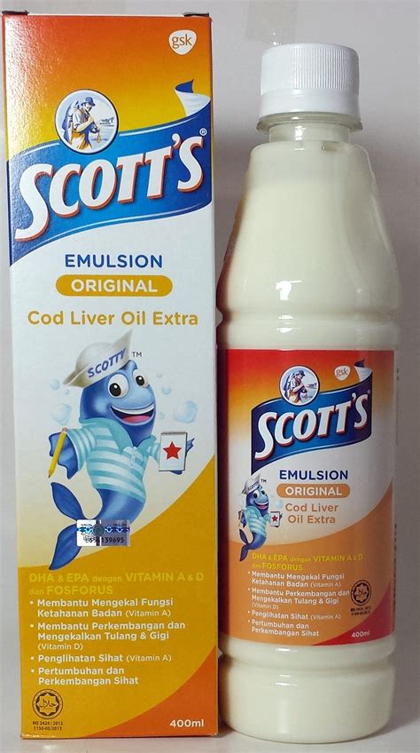 Scotts Emulsion Orange Flavor 400ml Health And Personal Care