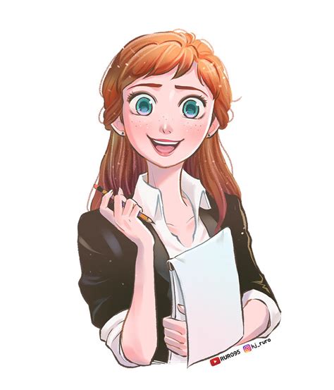 Anna Frozen Fanart By Ruro95 On Deviantart