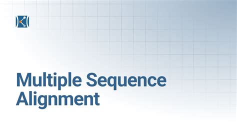 Multiple Sequence Alignment The Barbara K Ostrom 1978