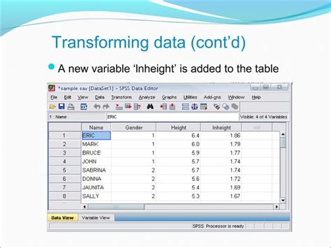Spss Lecture Notes Ppt Technology And Computing Spss Lecture Notes Ppt Technology And Computing