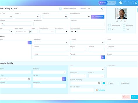 Patient Registration Form By Jijith On Dribbble