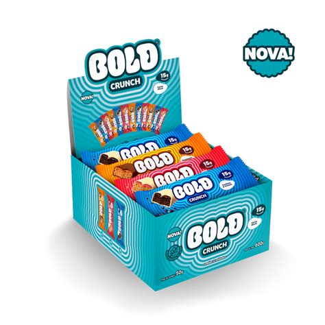 Barra De Proteína Crocante Bold Crunch Bold Snacks