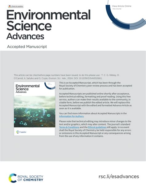 Pdf Multi Class Machine Learning Classification Of Pfas In Environmental Water Samples A