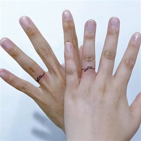 40 Cutest Ring Tattoo Sketches For You Toptatts