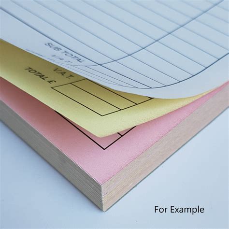 Triplicate Ncr Pads 3 Part Custom Printed Sizes A4 A5 Dl A6