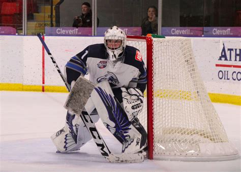 Eagles Split With Bobcats Canmore Eagles