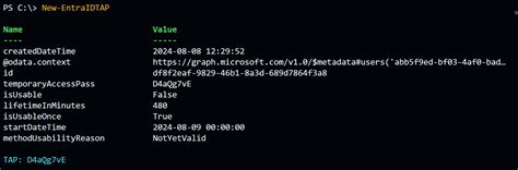 simplifying entra id temporary access pass creation with powershell