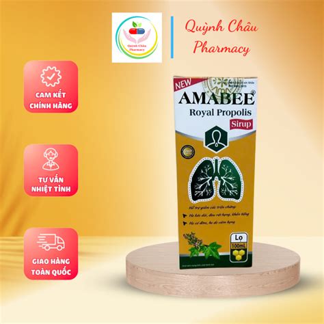 Genuine Amabee Royal Propolis Cough Syrup Cough Relief