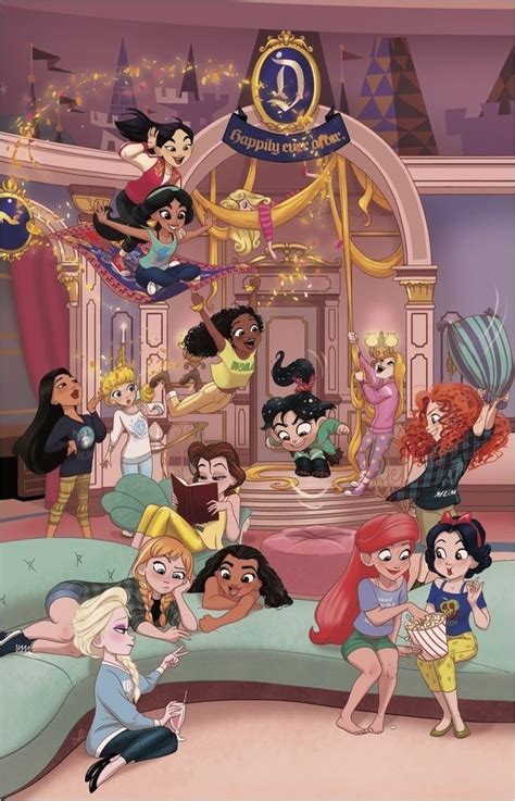 Disney Princess Sleepover All Of The Disney Princesses Together