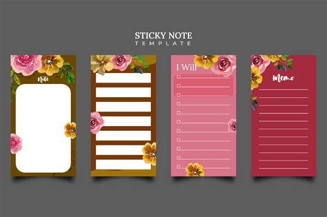 Sticky Note Template Graphic By Ian2201 · Creative Fabrica
