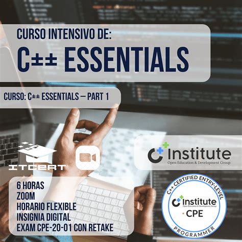 Curso Pcep™ C Essentials Part 1 Incluye Examen De Certi