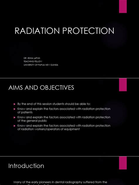 Radiation Protection Pdf Radiography Radiation Protection