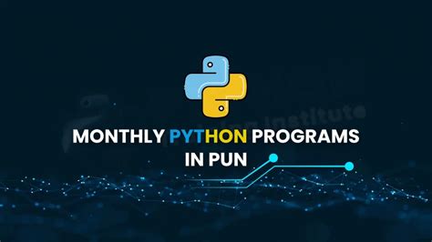 Monthly Python Programming Batches In Pune Flexible Monthly Python