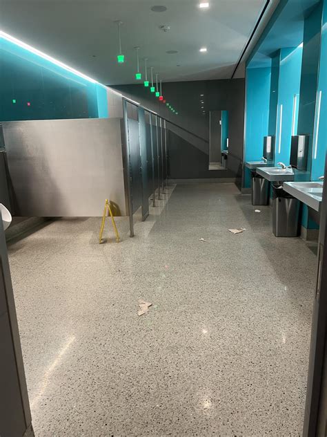 This Airport Bathroom Has A Smart System To Let You Know Whos In And