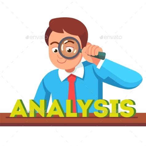Analytical Person Cartoon