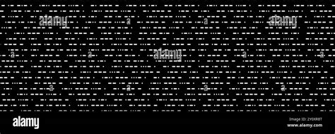 Morse Code White Seamless Pattern With Rounded Corners Rectangles On