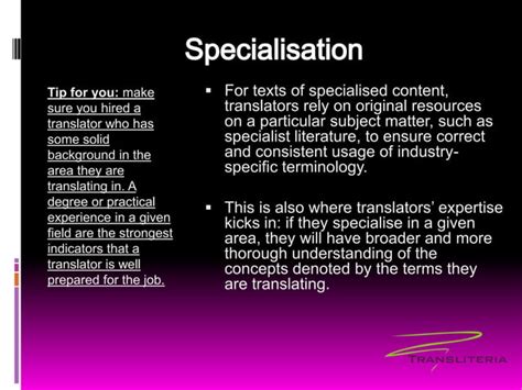 Translation Quality Assurance What You Can Expect Ppt