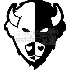 Buffalo Clip Art Black White