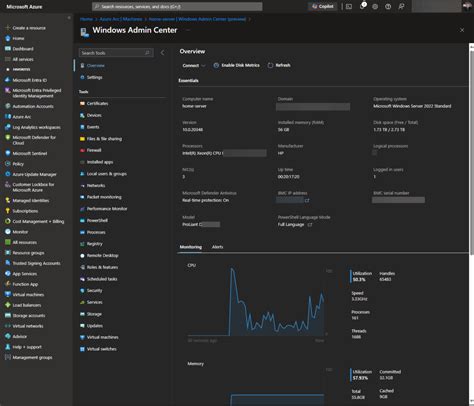 Azure Arc Windows Admin Center Cant Connect With Error Couldn´t