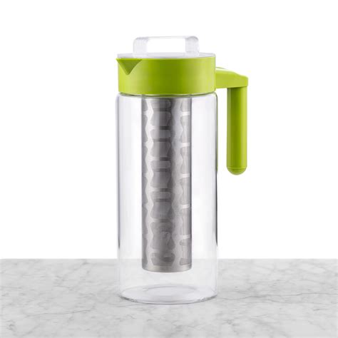 Glass Iced Tea Pitcher 44oz Loose Leaf Iced Tea Maker Saratoga Tea