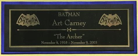 Art Carney The Archer Signed Cut The Million Dollar Gallery