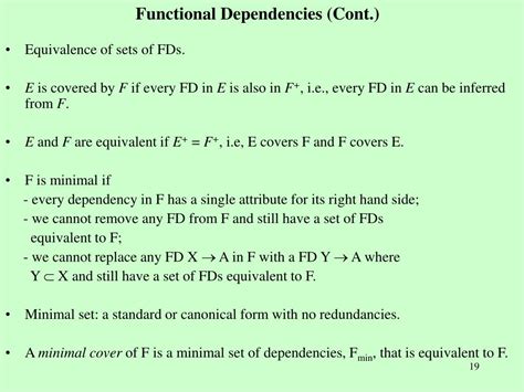 Ppt Functional Dependency And Normalization Powerpoint Presentation