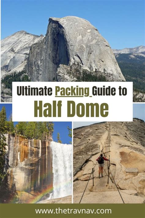 The Ultimate Yosemite Half Dome Hike Packing List Gear Guide
