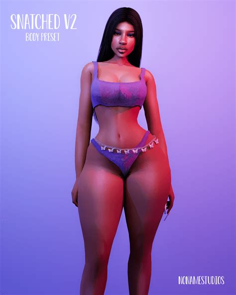 Snatched V2 Body Preset The Sims Guide