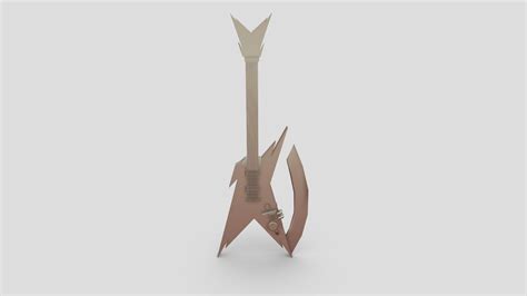 Guitar Axe 3d Model By S4204884 [79de588] Sketchfab