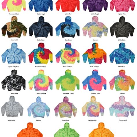 Tie Dye Hoodie Etsy