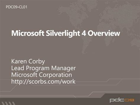 ppt microsoft silverlight 4 overview powerpoint presentation free