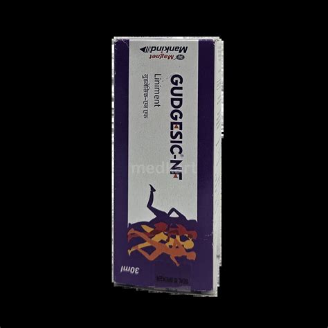 Gudgesic Nf Liniment Syrup 30 Ml View Price Combination And