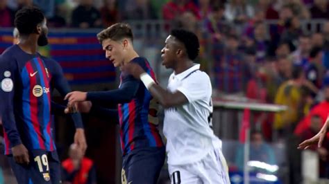 درگیری بین گاوی و وینیسیوس ویدیو ورزش سه