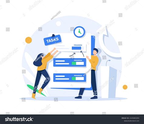 Task Management Abstract Concept Vectorproject Manager Stock Vector