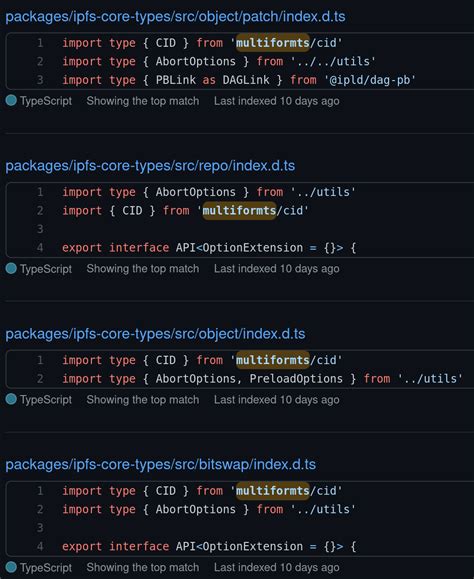 multiformats import error in typescript · issue 3776 · ipfs js ipfs