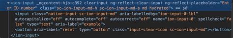 Bug Ion Input Should Inherit Aria Label To Inner Input · Issue 22814 · Ionic Teamionic
