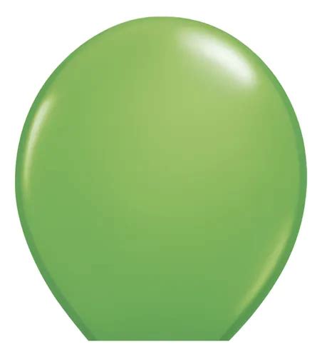 Balão De Látex Verde Primavera 16 Polegadas Pc 50un Qualatex