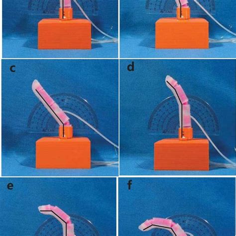 Finger Joint Bending Angle A Initial Status B Transition State Of