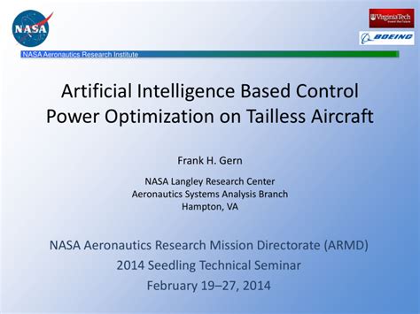 Ppt Artificial Intelligence Based Control Power Optimization On Tailless Powerpoint